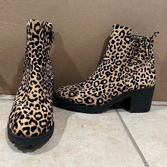 Qupid | Shoes | Leopard Booties | Poshmark